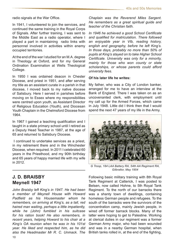 40s & 50s booklet 2014 - Issue 1