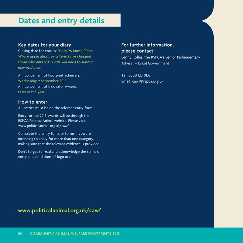 CAWF 2015 Entry Guidelines - Issue 1