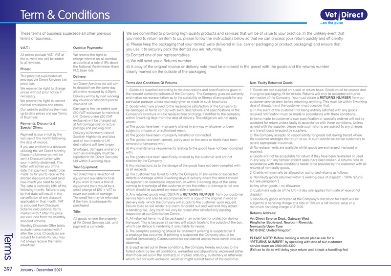 Catalogue - Vet Direct 2021