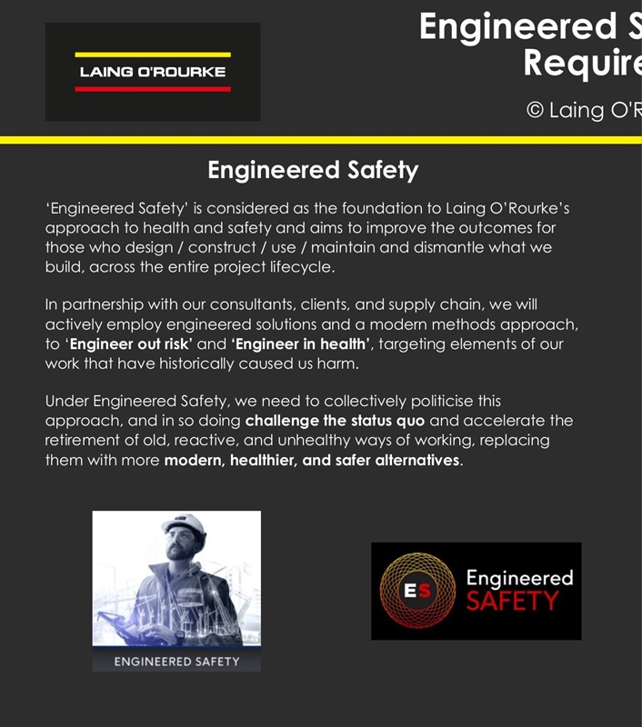 Engineered Safety Design Requirements - 1