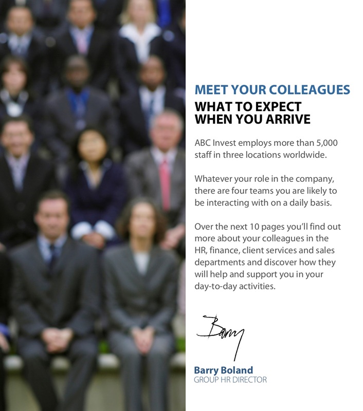 Induction : Meet Your Colleagues - Example