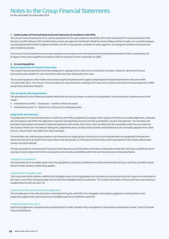 LSL Property Services - Issue 1