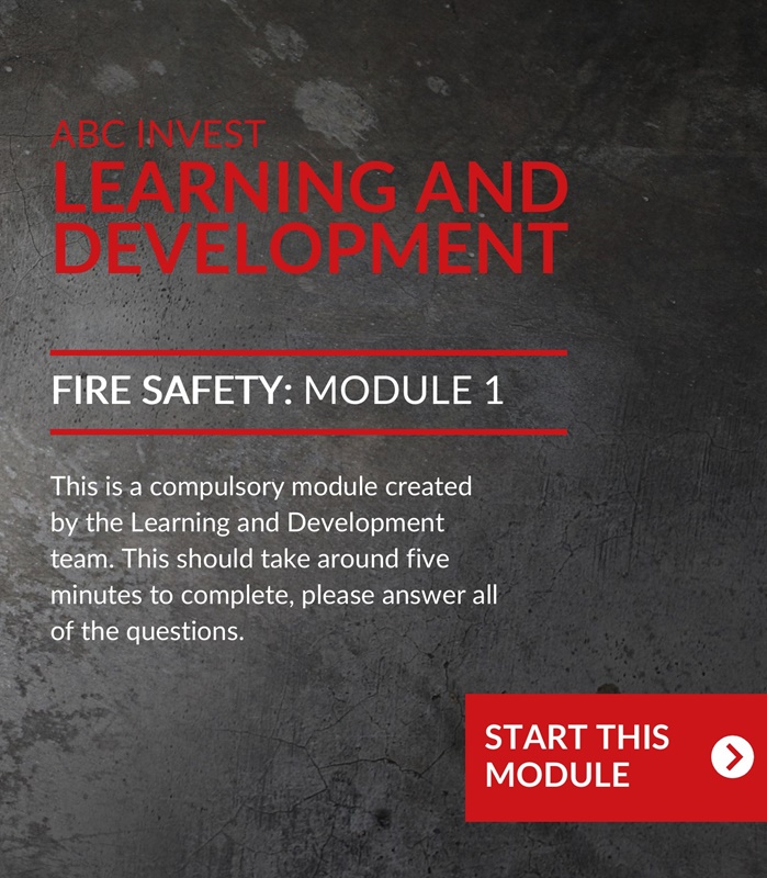 Learning module - Fire safety - Part 1 - Example