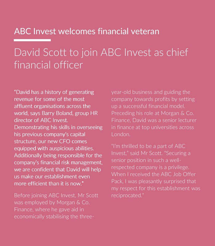 Press Release - David Scott