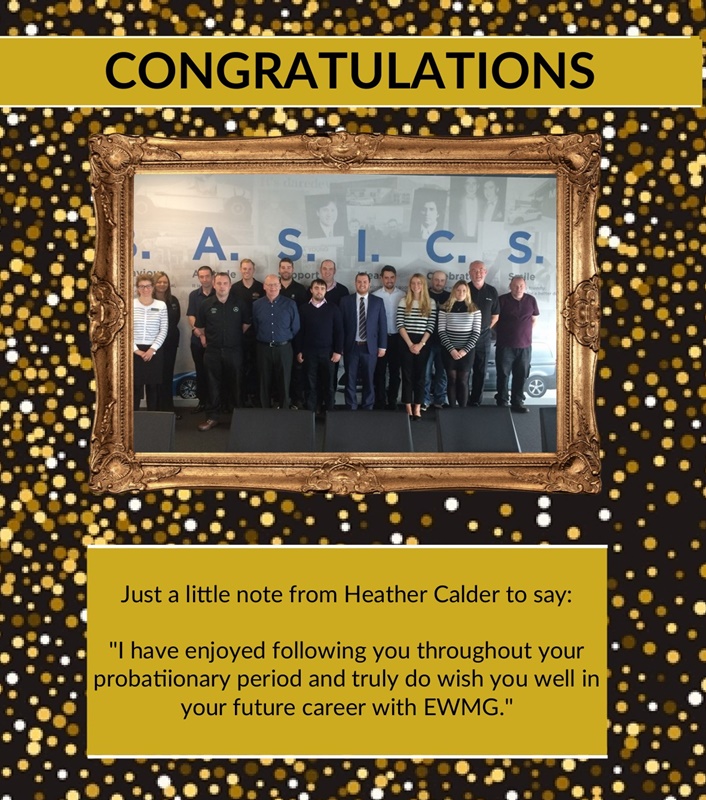 Probation Completion Presentation - Class of 14/09/2017