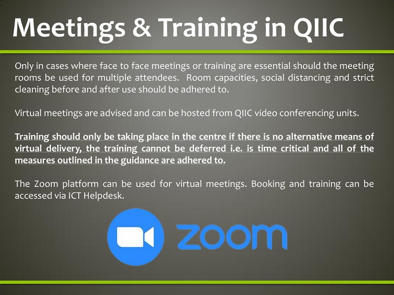 QIIC - Staying Safe at QIIC