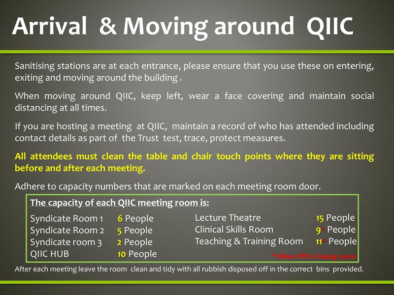 QIIC - Staying Safe at QIIC