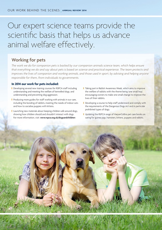 RSPCA Annual Review 2014 - Issue 1