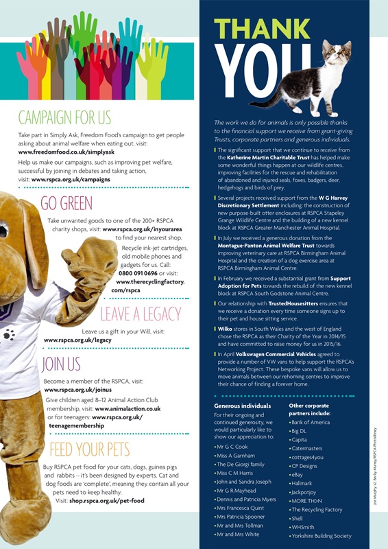 RSPCA Annual Review 2014 - Issue 1