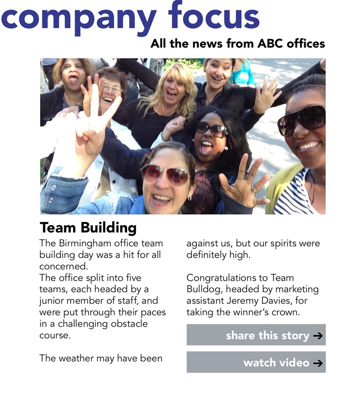 Staff News Magazine - Example