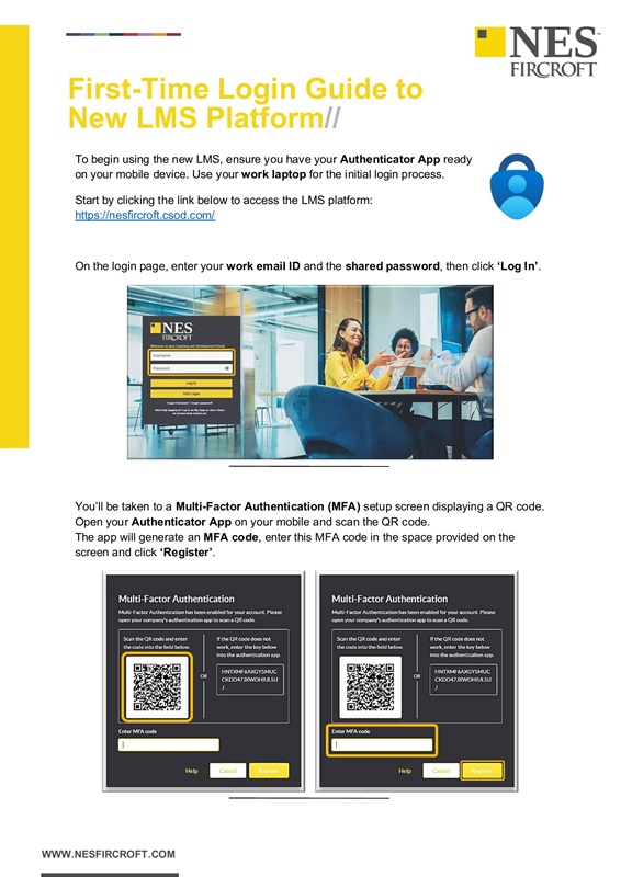 Login Guide to Cornerstone LMS Platform using MFA - 1