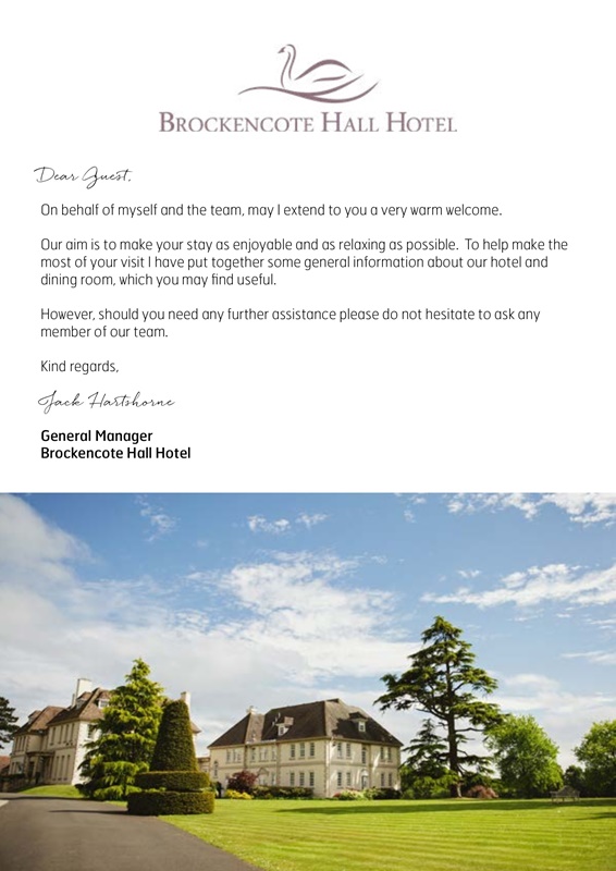 Brockencote Hall Hotel - Room Compendium