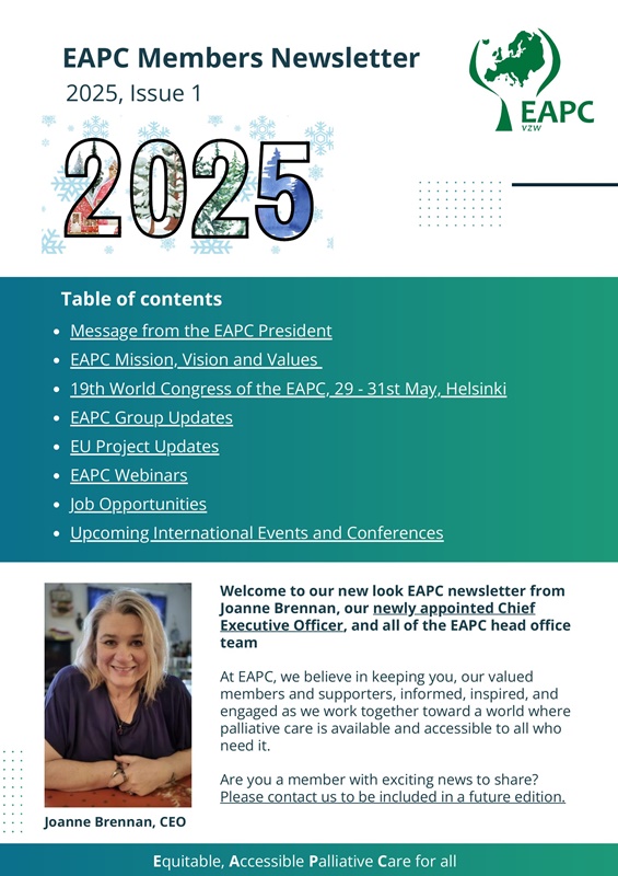 EAPC Newsletter 2025 Issue 1 - 2