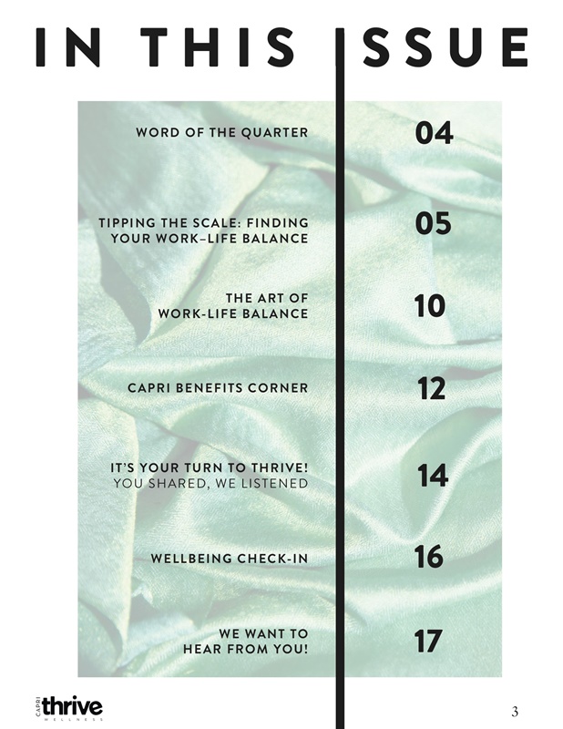 Capri Thrive - Issue 04