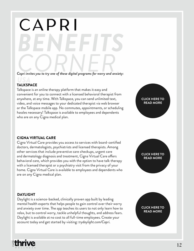 Capri Thrive - Issue 04