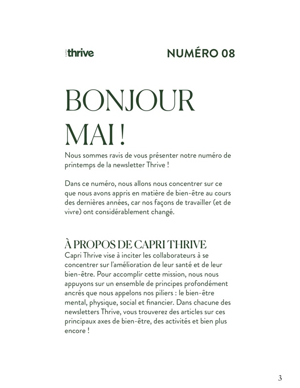 Capri Thrive - Issue 08 FR