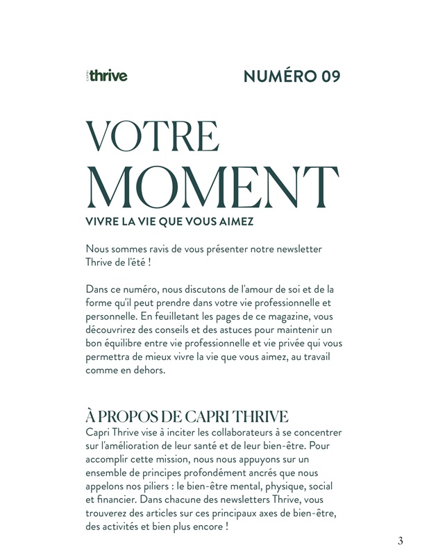 Capri Thrive - Issue 09 FR