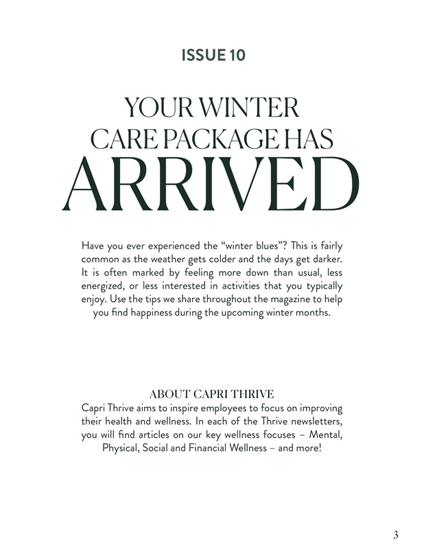 Capri Thrive - Issue 10