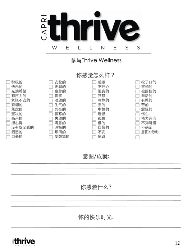 Capri Thrive - Issue One SC