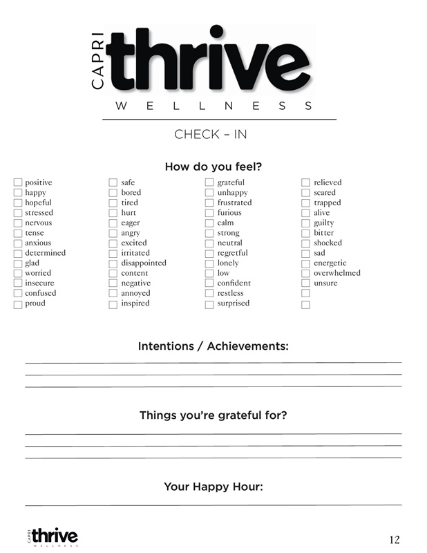 Capri Thrive - Issue One