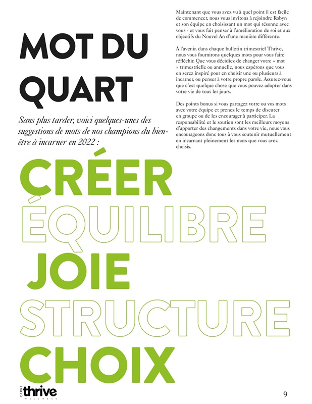 Capri Thrive - Issue Three FR