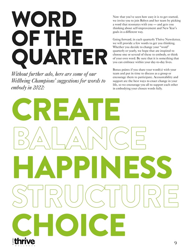 Capri Thrive - Issue Three