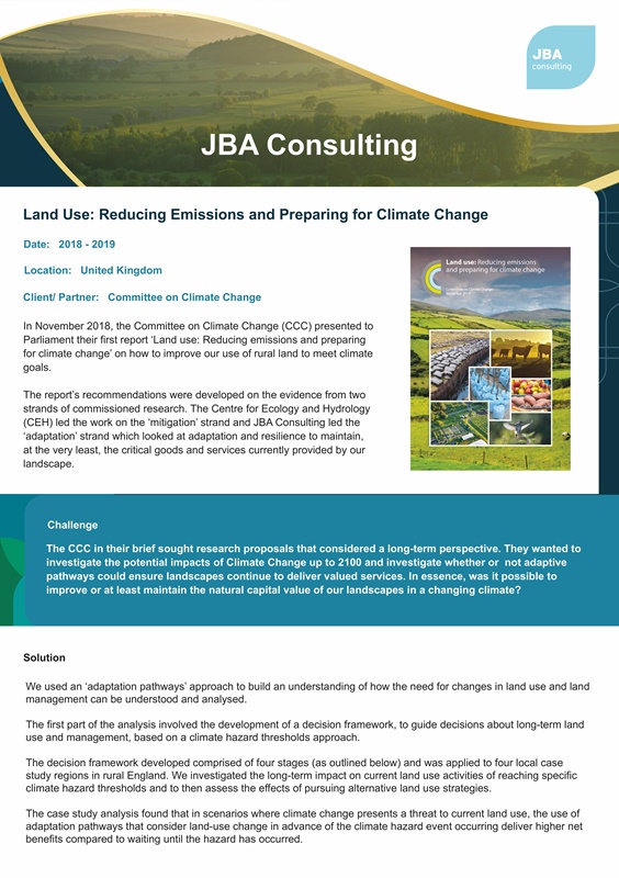 Cimate Change Land Use - 1