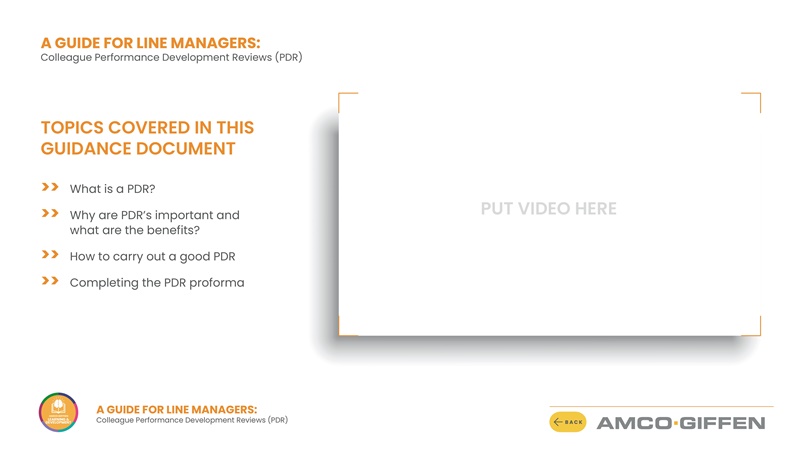 Colleague LM Guidance PDR - Line Manager Guidance