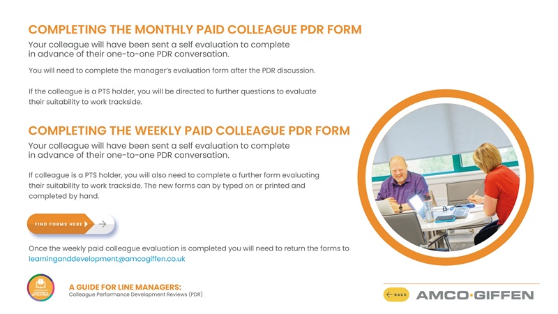 Colleague LM Guidance PDR - Line Manager Guidance