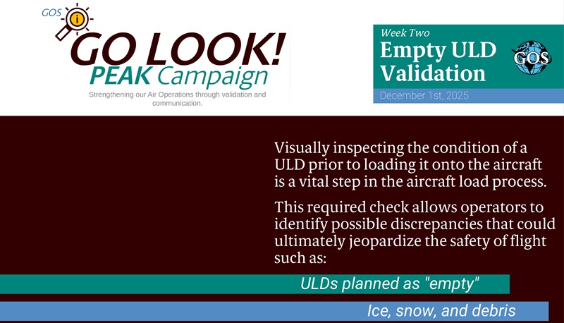 Confirm ULD Empty - 2025