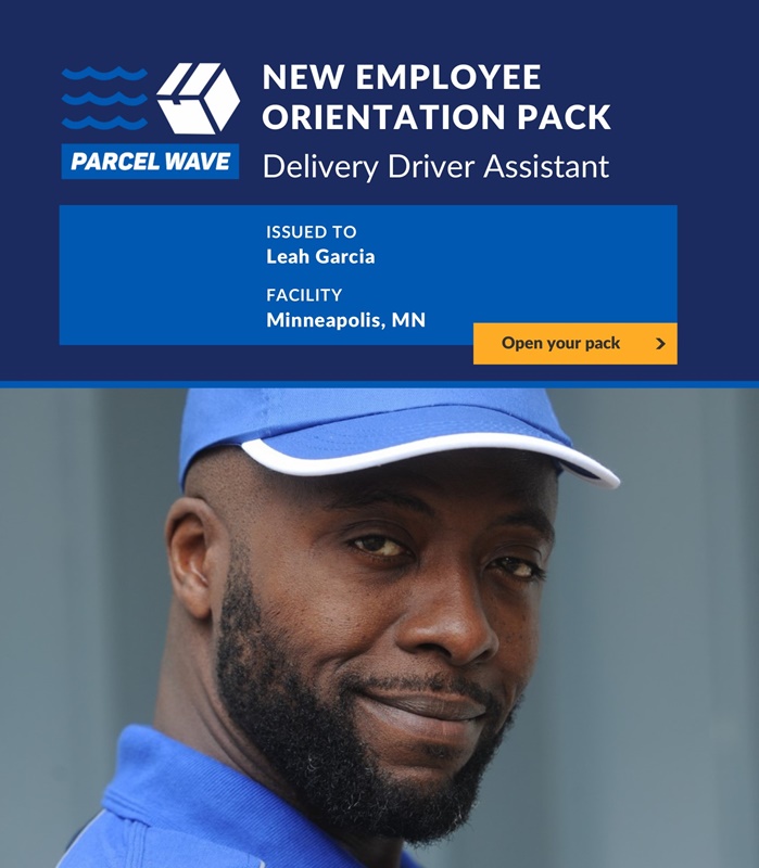 Parcelwave - preparing new starters with PageTiger