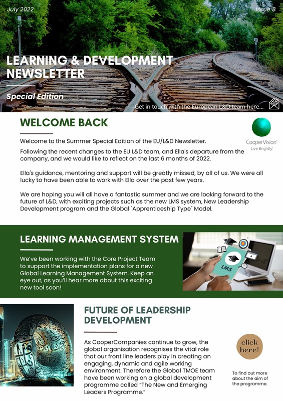 L&D Newsletter - August 2022