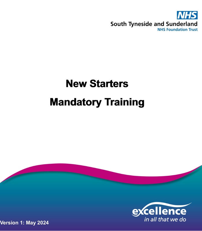 New Starter Mandatory Training Booklet - 1