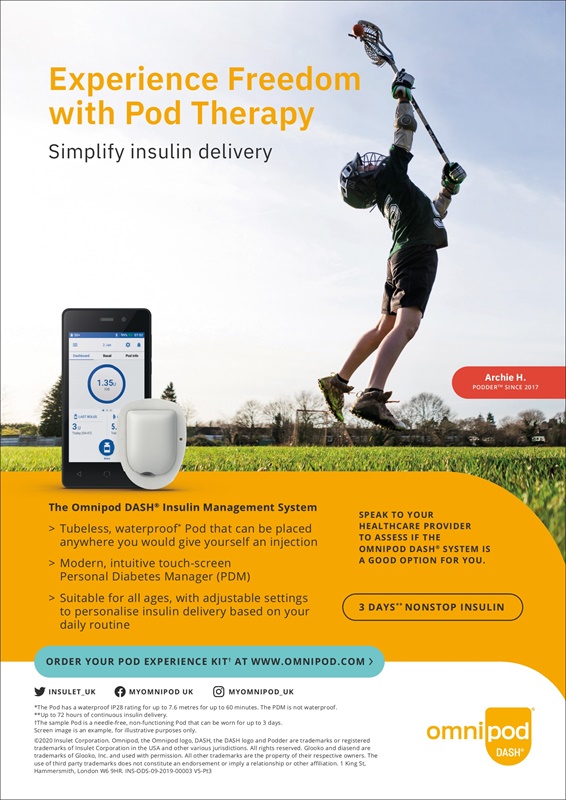 Insulet Omnipod DASH insulin pump with insulin pods, podders, Omnipod ...