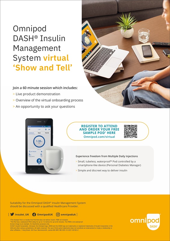 Insulet Omnipod DASH insulin pump with insulin pods, podders, Omnipod ...