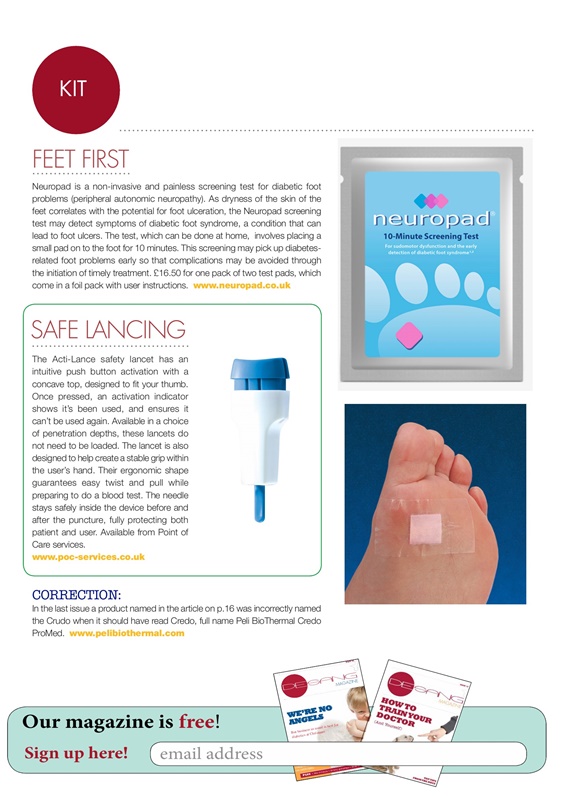 Diabetes kit diabetes management equipment
