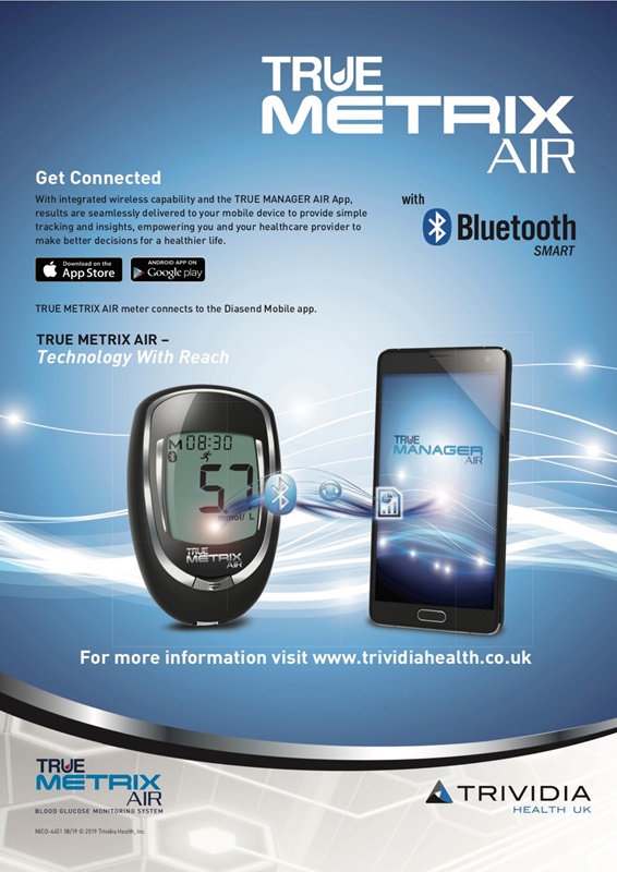 Trividia Health UK True Metrix blood glucose monitoring (BGM)