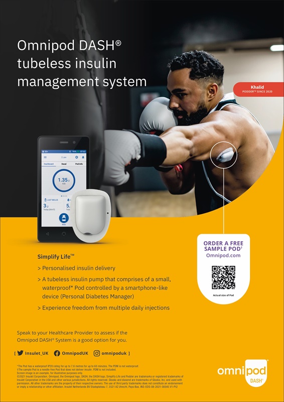 Insulet Omnipod DASH insulin pump with insulin pods, podders, Omnipod ...