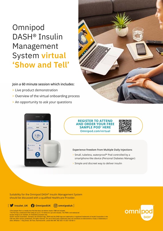 Insulet Omnipod DASH insulin pump with insulin pods, podders, Omnipod ...