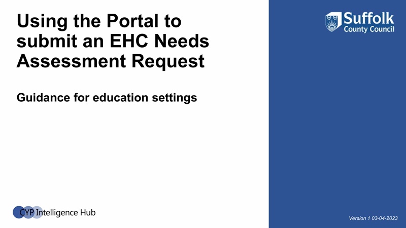 Submitting An Ehcna Request Using The Ehc Portal Guidance For