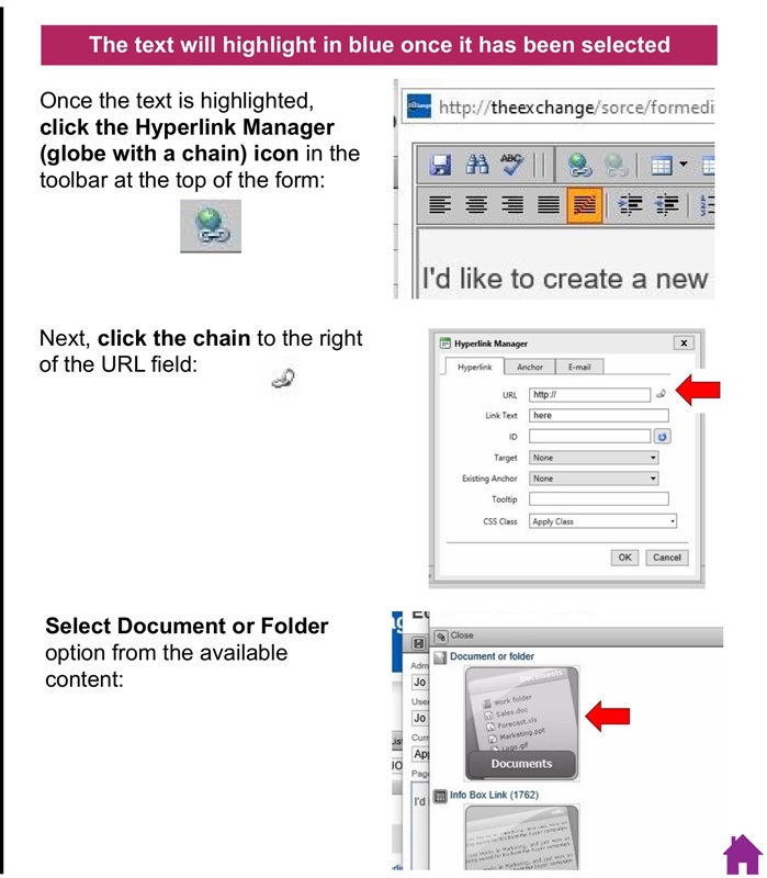 Hyperlinking Text - hyperlinking (linking) text