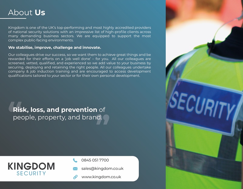 Kingdom Brochures - kingdom Security Brochure