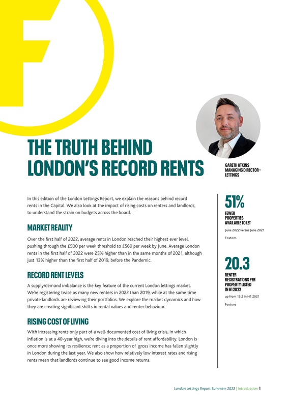 London Lettings Report - Summer 2022 Email Signature