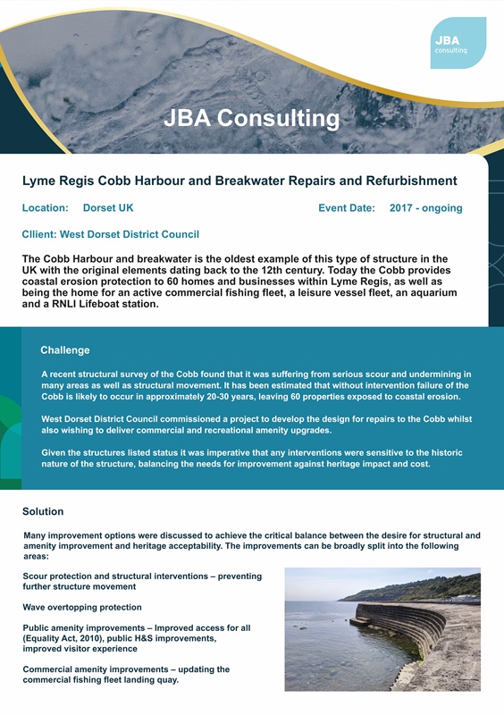 Lyme Regis Cobb Harbour Case Study - New - 2