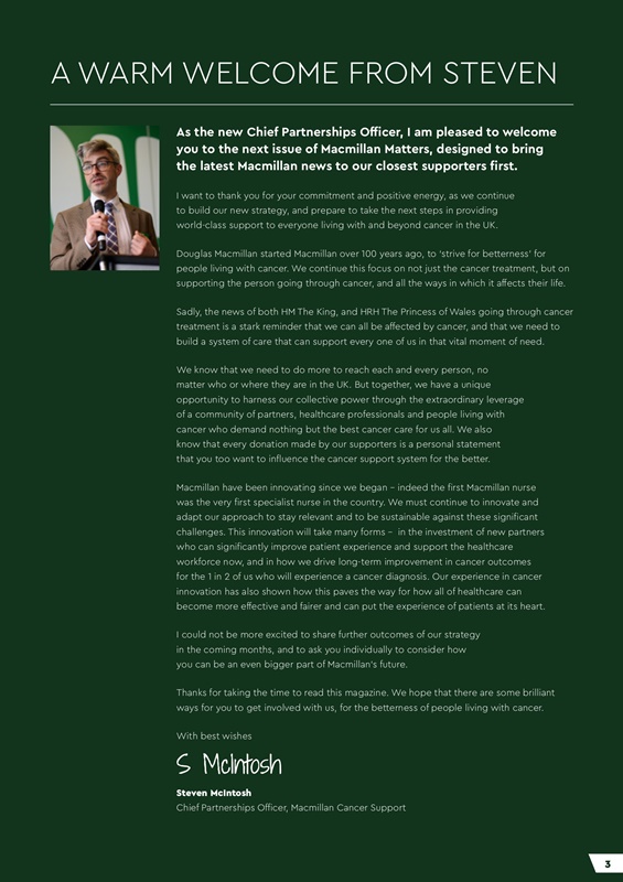 Macmillan Matters - Autumn 2024 - 1