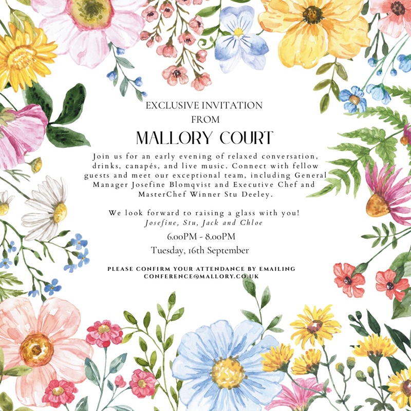 Mallory Court Hotel - Exclusive invitation