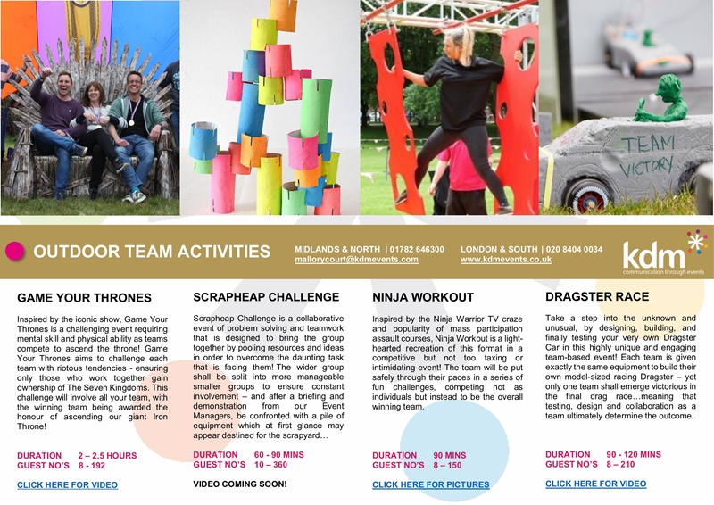 Mallory Court Hotel KDM Activity Brochure mallory-court-hotel-kdm-activity-brochure