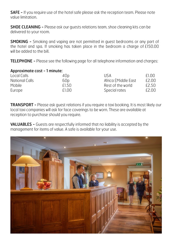 Mallory Court Hotel - Room Compendium