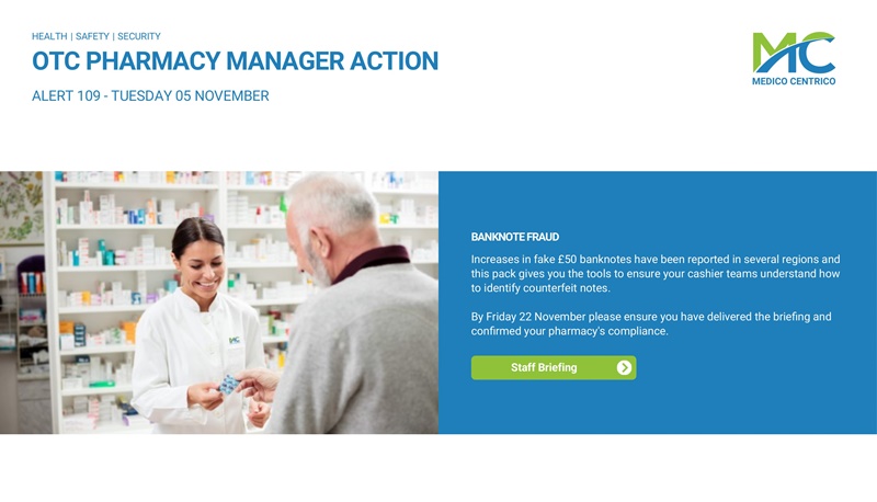 MedicoCentrico Staff Alert