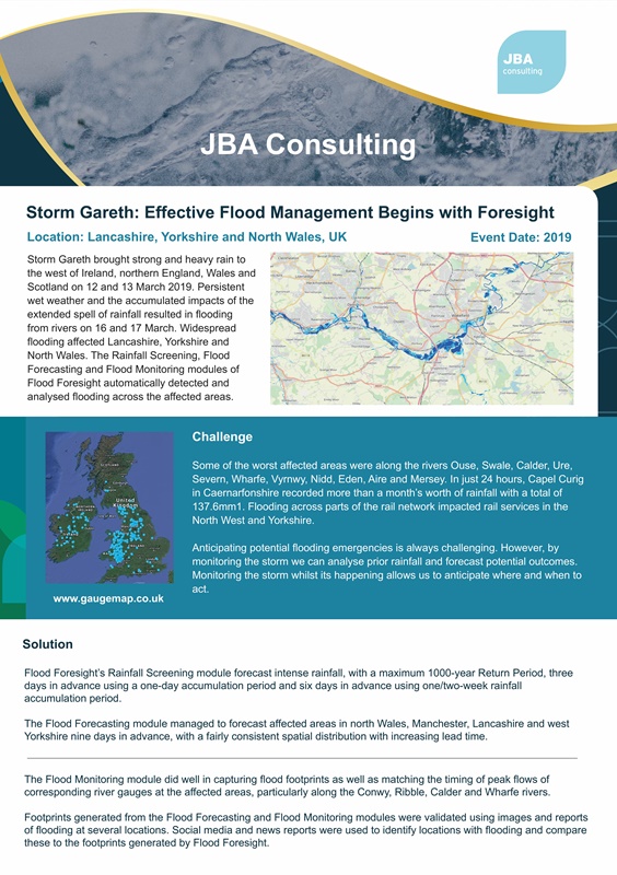 Case Study: Storm Gareth - Storm Gareth: Effective Flood Management ...